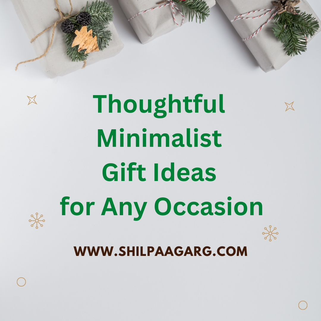 Thoughtful Minimalist Gift Ideas for Any Occasion - A Rose Is A Rose Is ...
